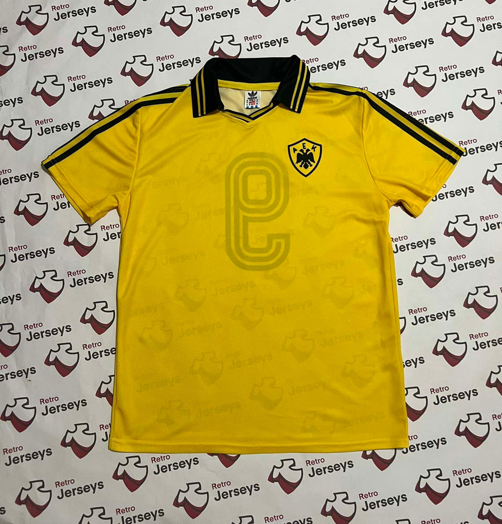 AEK Athens Shirt 1974-1975 Home - Retro Jerseys, φανέλα αεκ