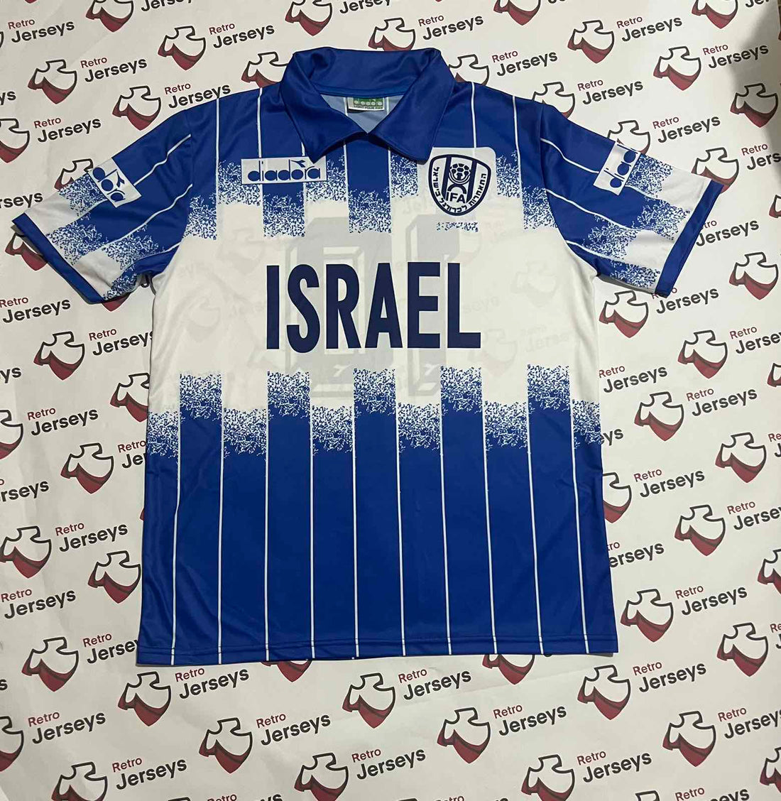 Israel National Shirt 1994 Home - Retro Jerseys, חולצה של ישראל